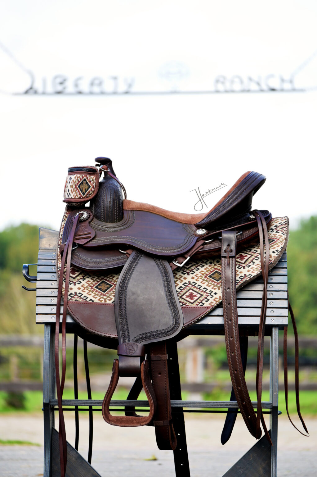 EDIX Django treeless Western saddle - EDIX Saddles