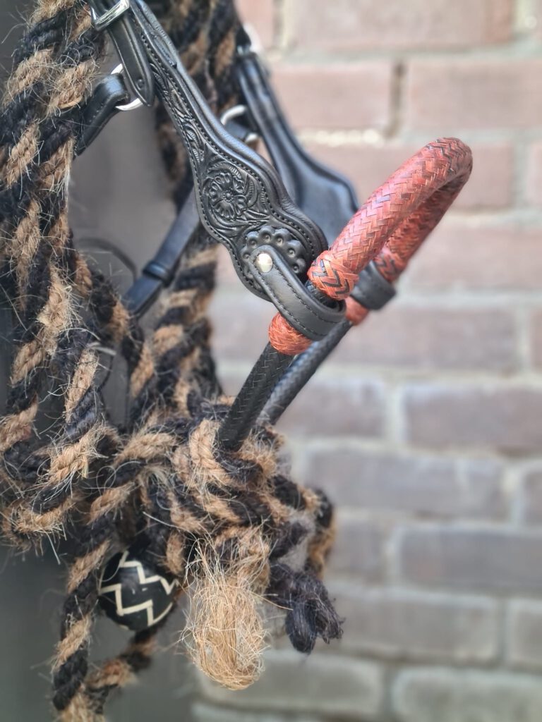 EDIX Calif paardenhaar mecate teugels - EDIX Saddles