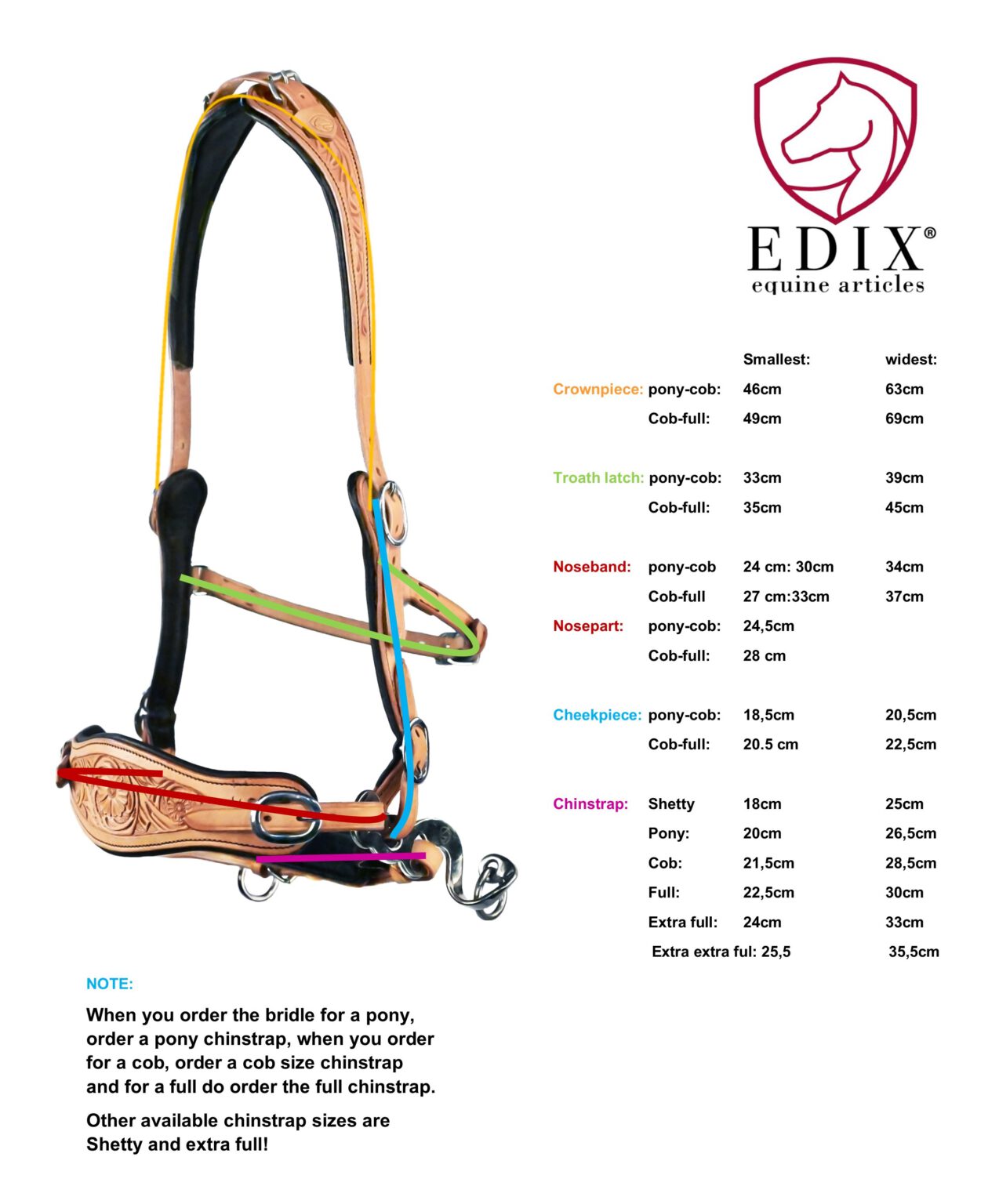 EDIX ED4, Hackamore model Brightstar - EDIX Saddles